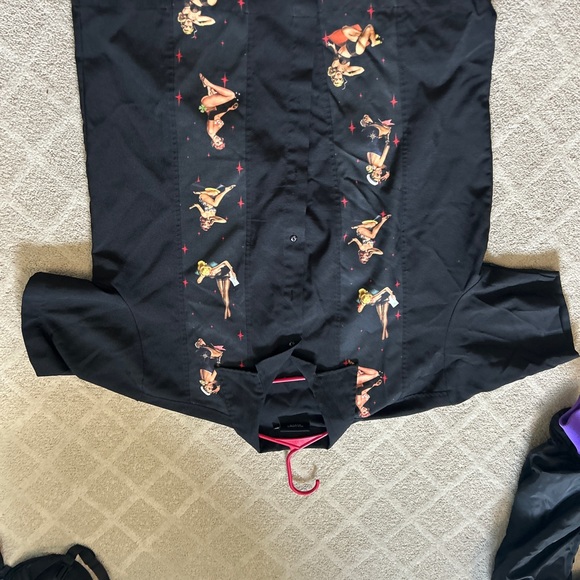 Steady | Shirts | Steady Pin Up Girl Button Up | Poshmark